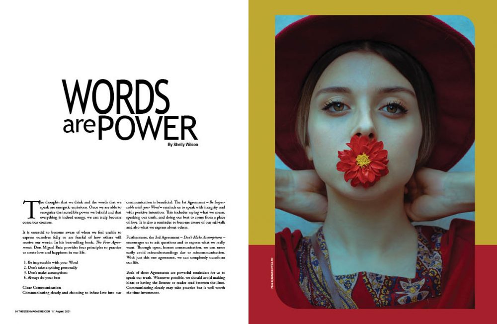 WORDS are POWER - The Eden Magazine